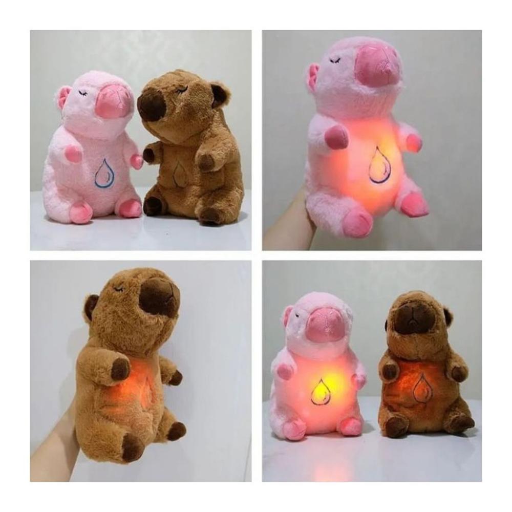 Peluche Capibara Musical Que Respira Color Rosa Bebés | plazaVea - plazaVea