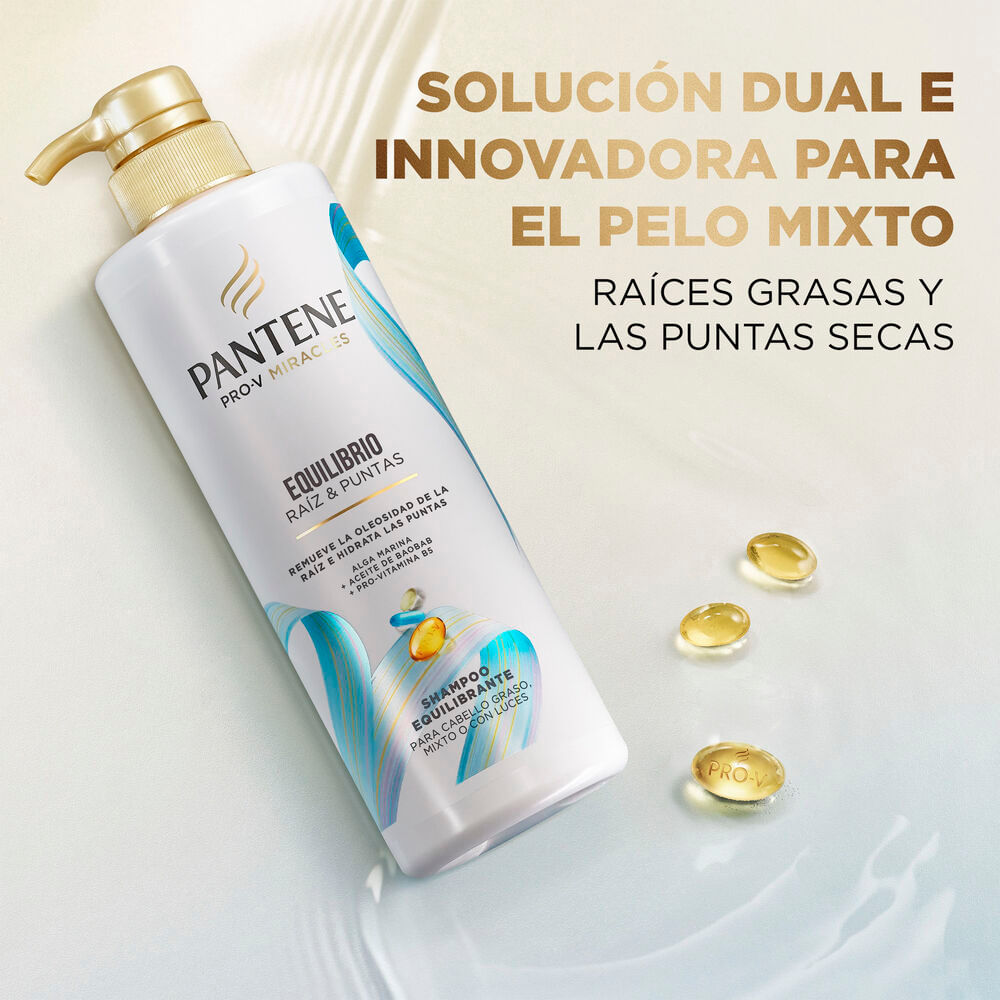 Shampoo Equilibrante PANTENE Pro-V Miracles Equilibrio Raíz y Puntas Frasco 510ml | plazaVea ...