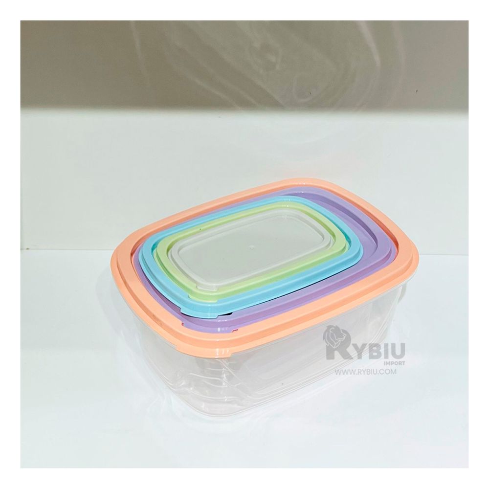 Set de Taper Plastico de 5 Piezas en Multicolor Y+Agendita | plazaVea ...