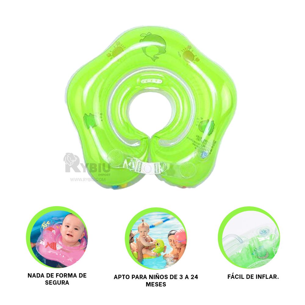 Salvavidas Seguridad Efectiva Color Verde Y+Ligas de Regalo | plazaVea ...