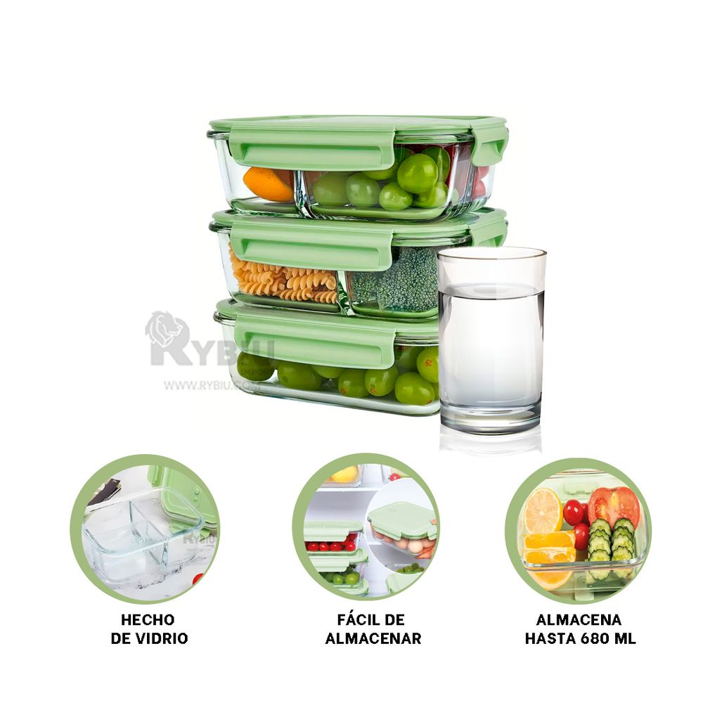 Taper Individual para Alimentos de 1040ml Verde Y+Agendita | plazaVea ...