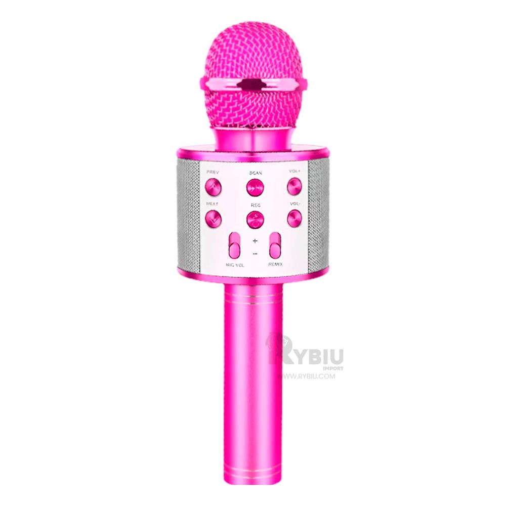 Microfono Bluetooth Multifuncional en Color Fucsia | plazaVea - plazaVea