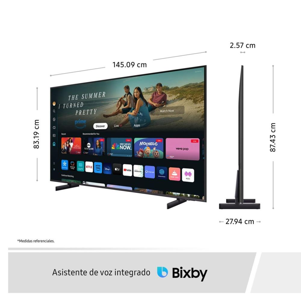Televisor Samsung LED Smart TV 65 Crystal UHD 4K- UN65DU8000GXPE - plazaVea