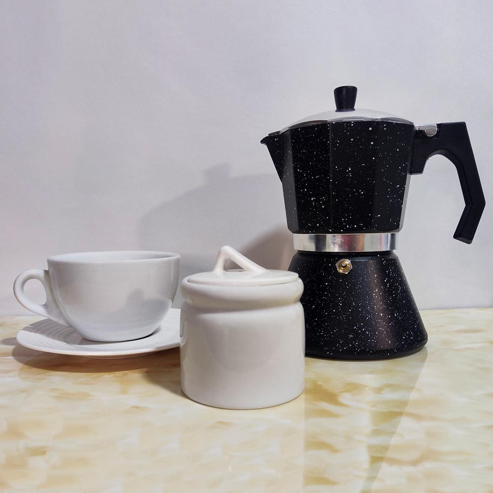 Cafetera Moka Italiana Apto para Cocina de Inducción 6 Tazas Espresso ...