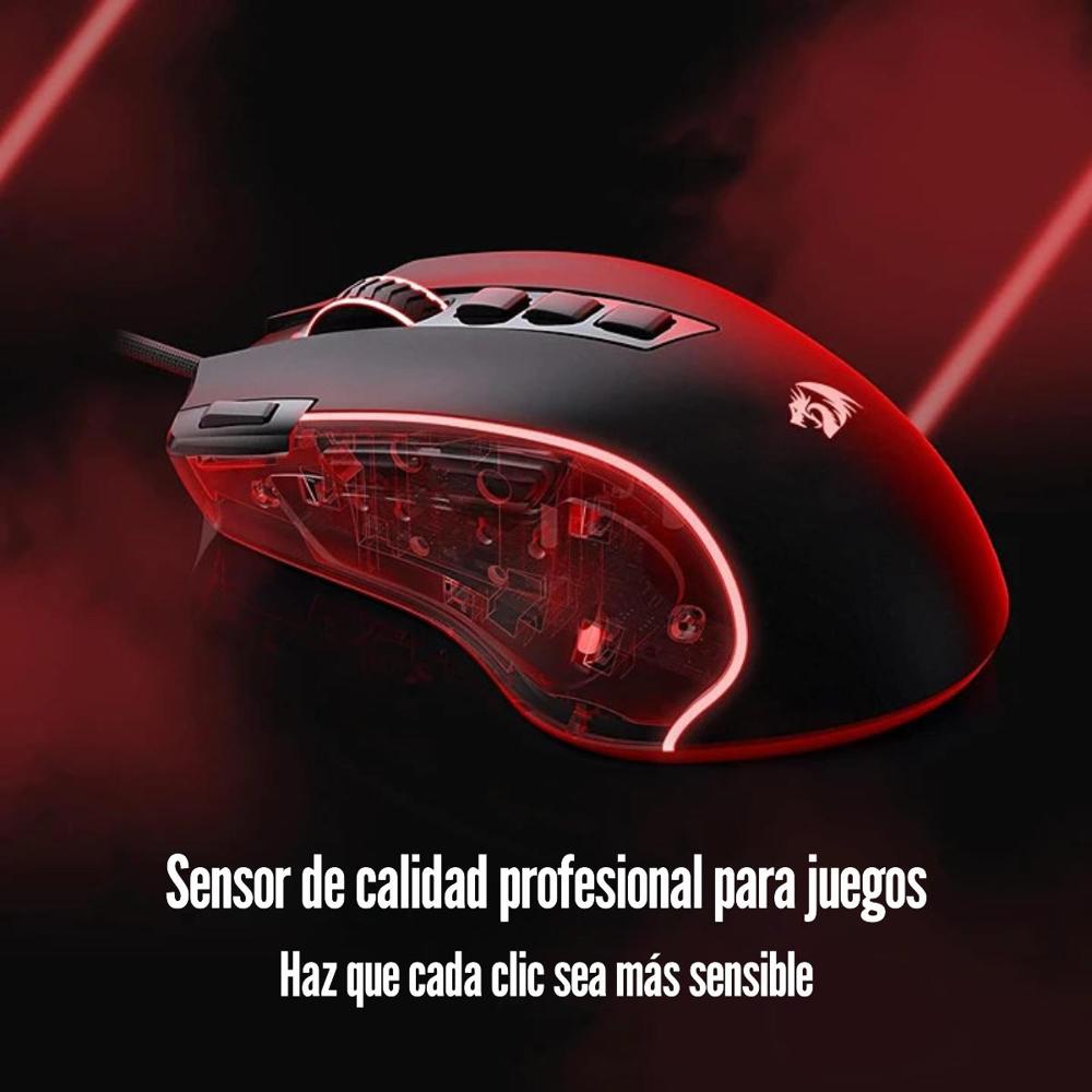 Mouse Redragon Predator Pro M612 Wired RGB - Negro | plazaVea - plazaVea