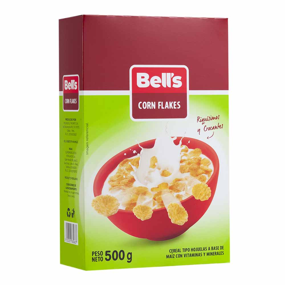 Cereal BELL'S Corn Flakes Caja 500g - Supermercado
