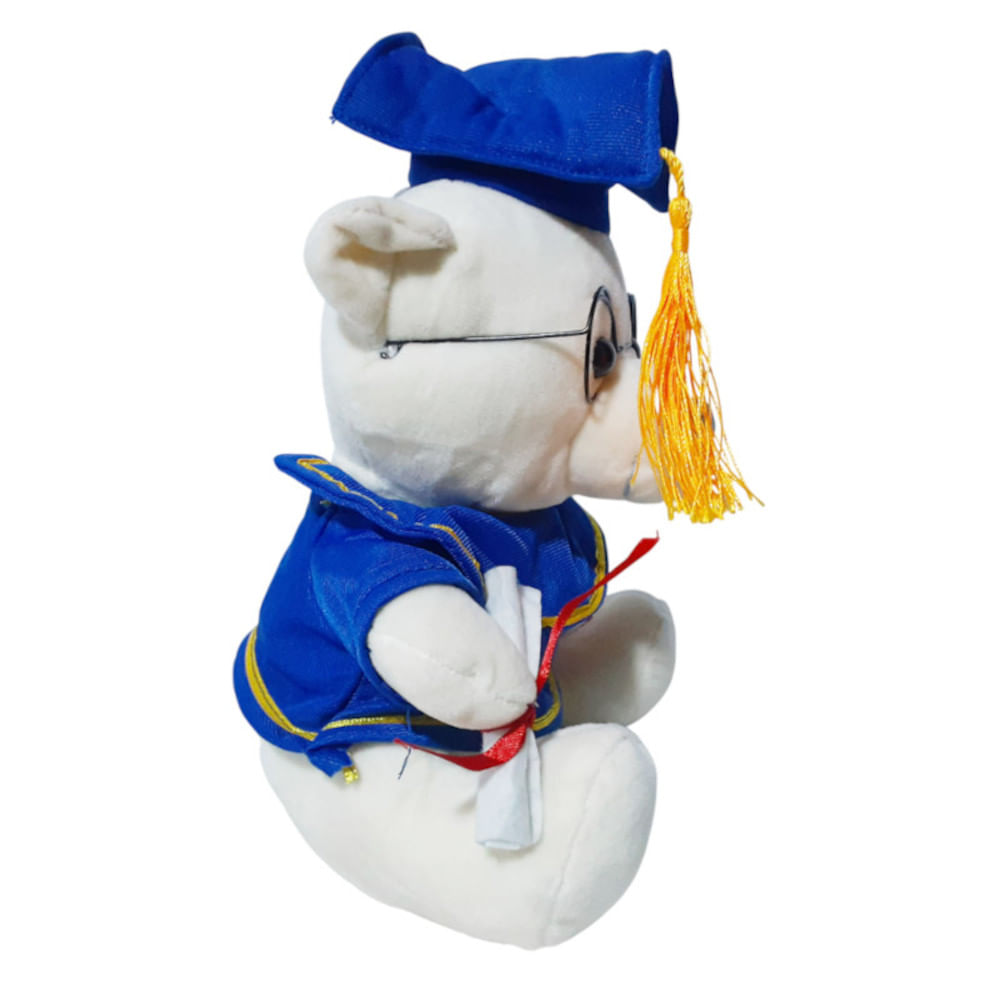 Peluche Oso Graduado Toga Azul 22cm Ortiz | plazaVea - plazaVea