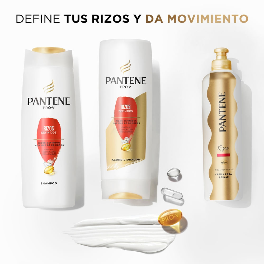 Crema para Peinar PANTENE Rizos Definidos Frasco 300ml | plazaVea ...