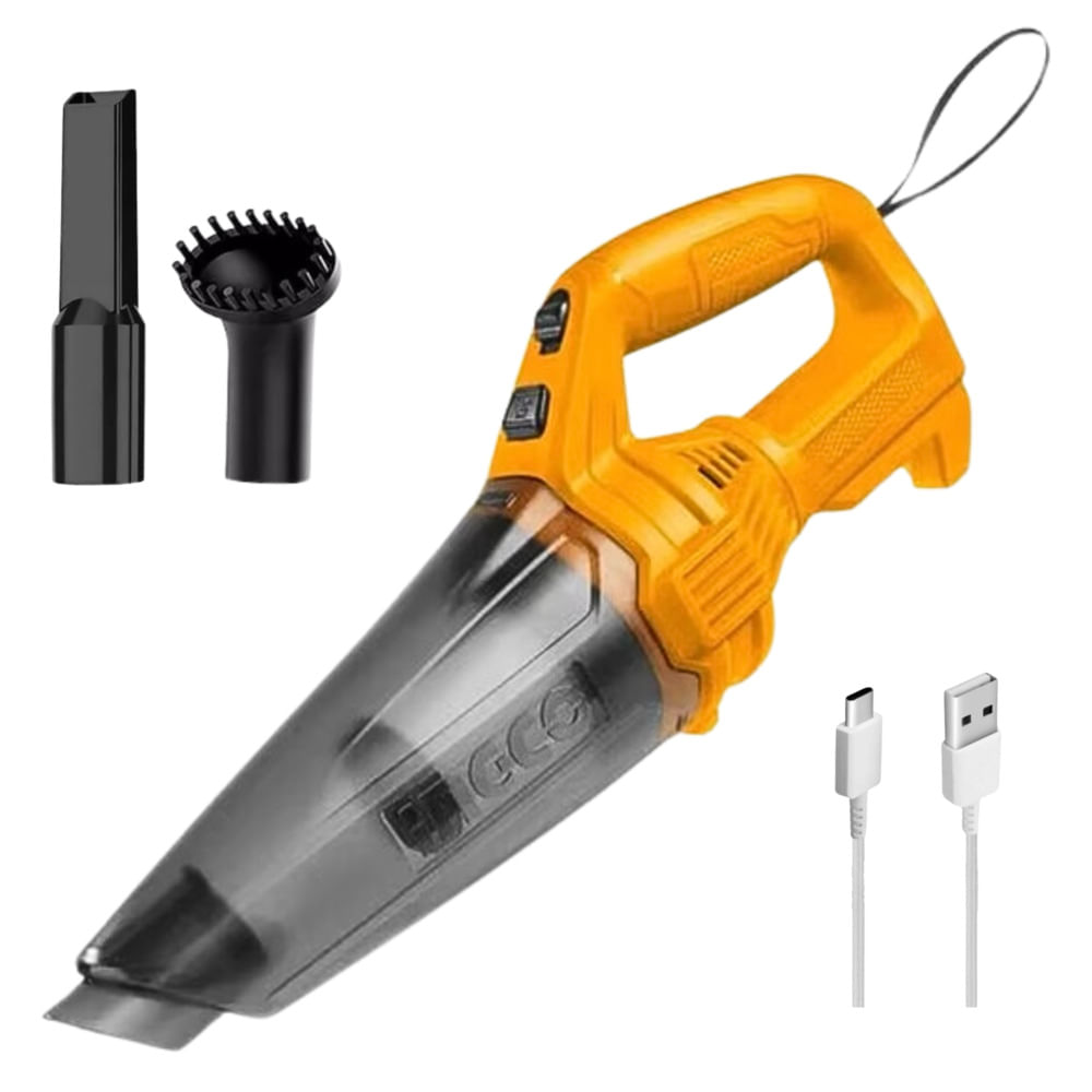 Aspiradora Inalámbrica para Auto con Cargador USB Ingco CVLI2026 ...