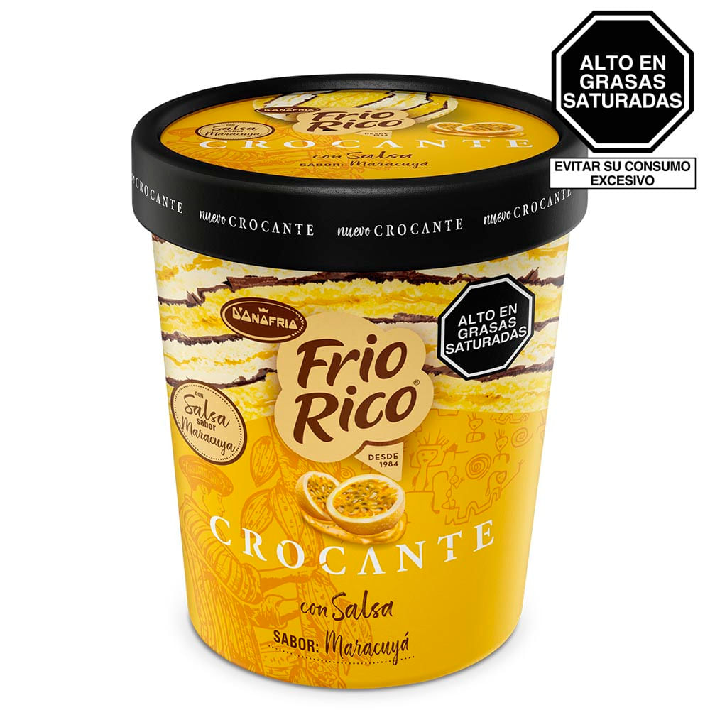 Helado FRIO RICO Maracuyá Pote 900ml | plazaVea - plazaVea