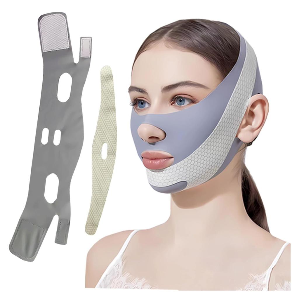 Faja Facial 2 en 1 Adelgazante de Papada y Elevacion de Linea V Doble ...