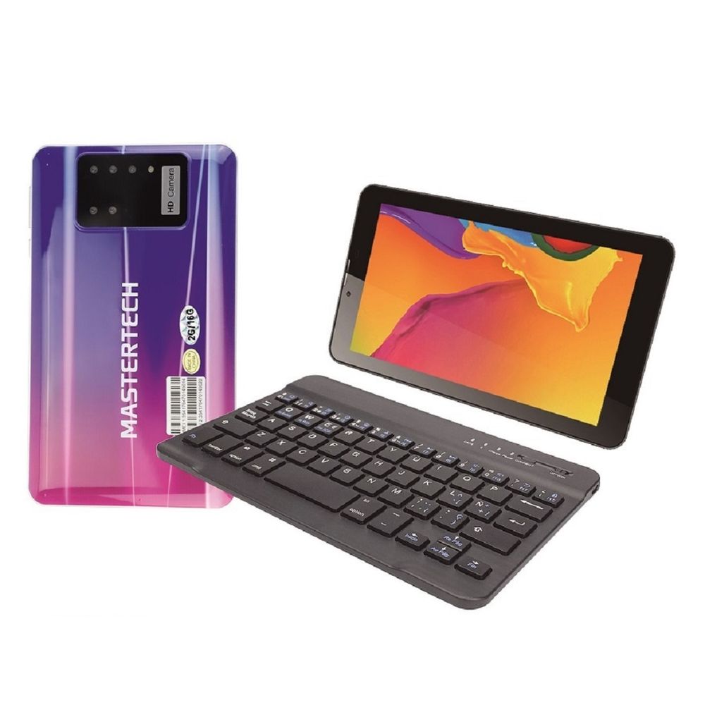 Tablet 7? + Teclado Mastertech 3G Quadcore 16GB/2GB 77_EV - Azul ...