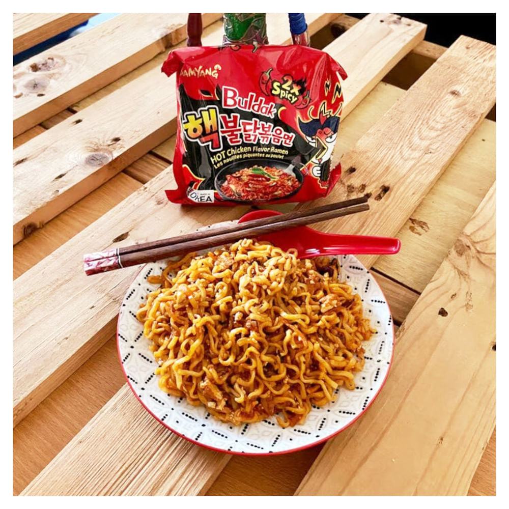 Fideos Ramen Buldak Sabor Pollo Doble Picante 140gr | plazaVea - plazaVea