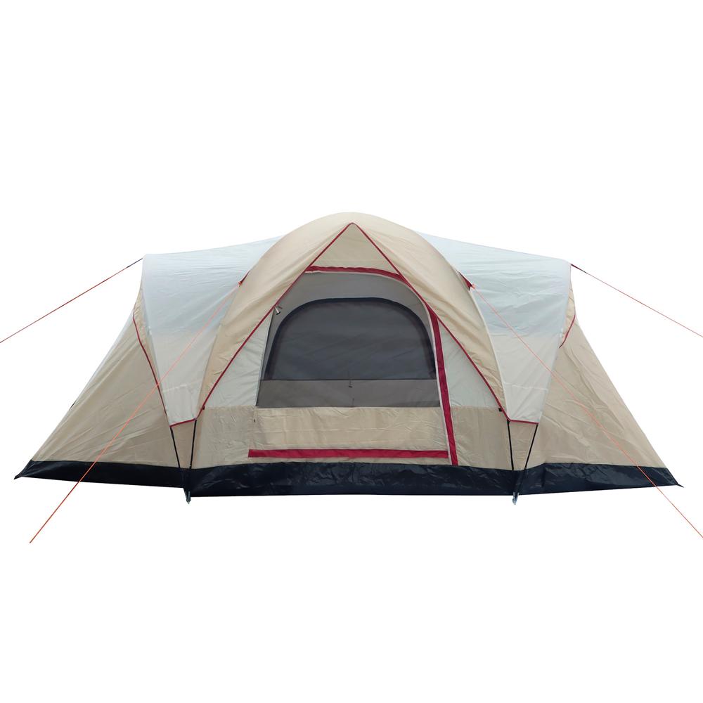 Carpa 6 Personas Camping Outdoor Beige - plazaVea
