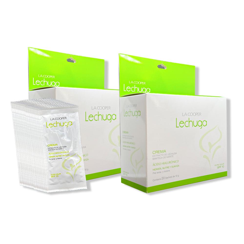 Crema de Lechuga Manteca de Karite La Cooper x20 Sachets 10g 2 cajas ...