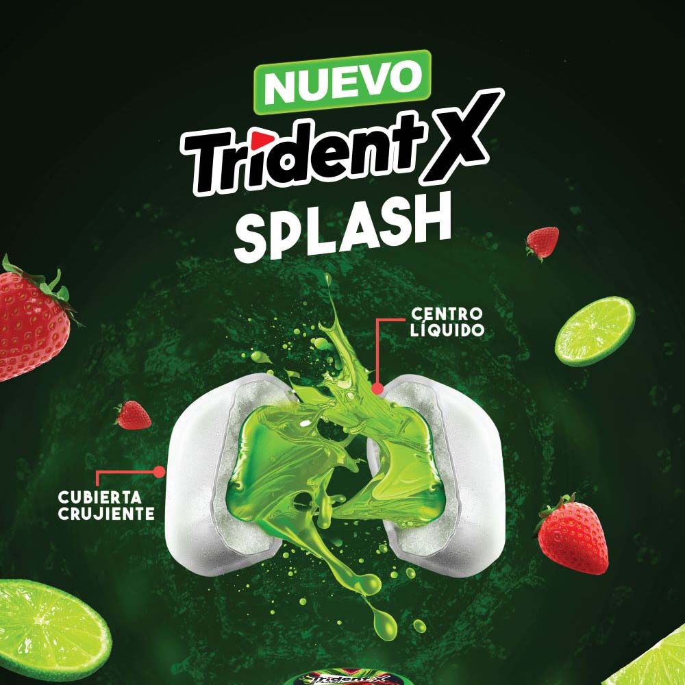 Goma de Mascar TRIDENT Fresa y Limón Empaque 44.6g | plazaVea - plazaVea