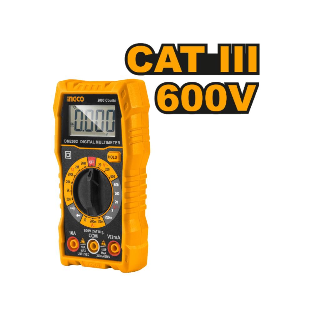 Multimetro Multitester Digital 600v Ingco DM2002 | plazaVea - plazaVea