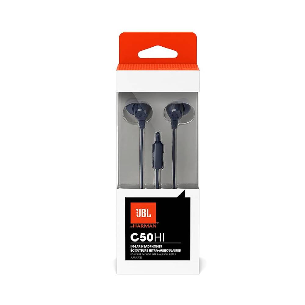 JBL C50HI Auriculares ultraligeros con potentes graves Azul | plazaVea ...