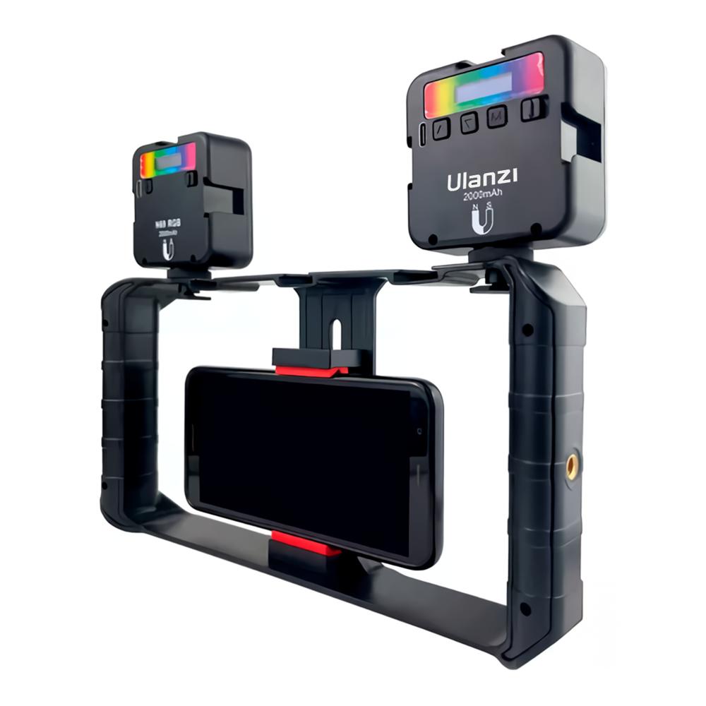 Mini Video Led Ulanzi Vl49 Rgb Recargable x2 Estabilizador U-Rig Pro ...