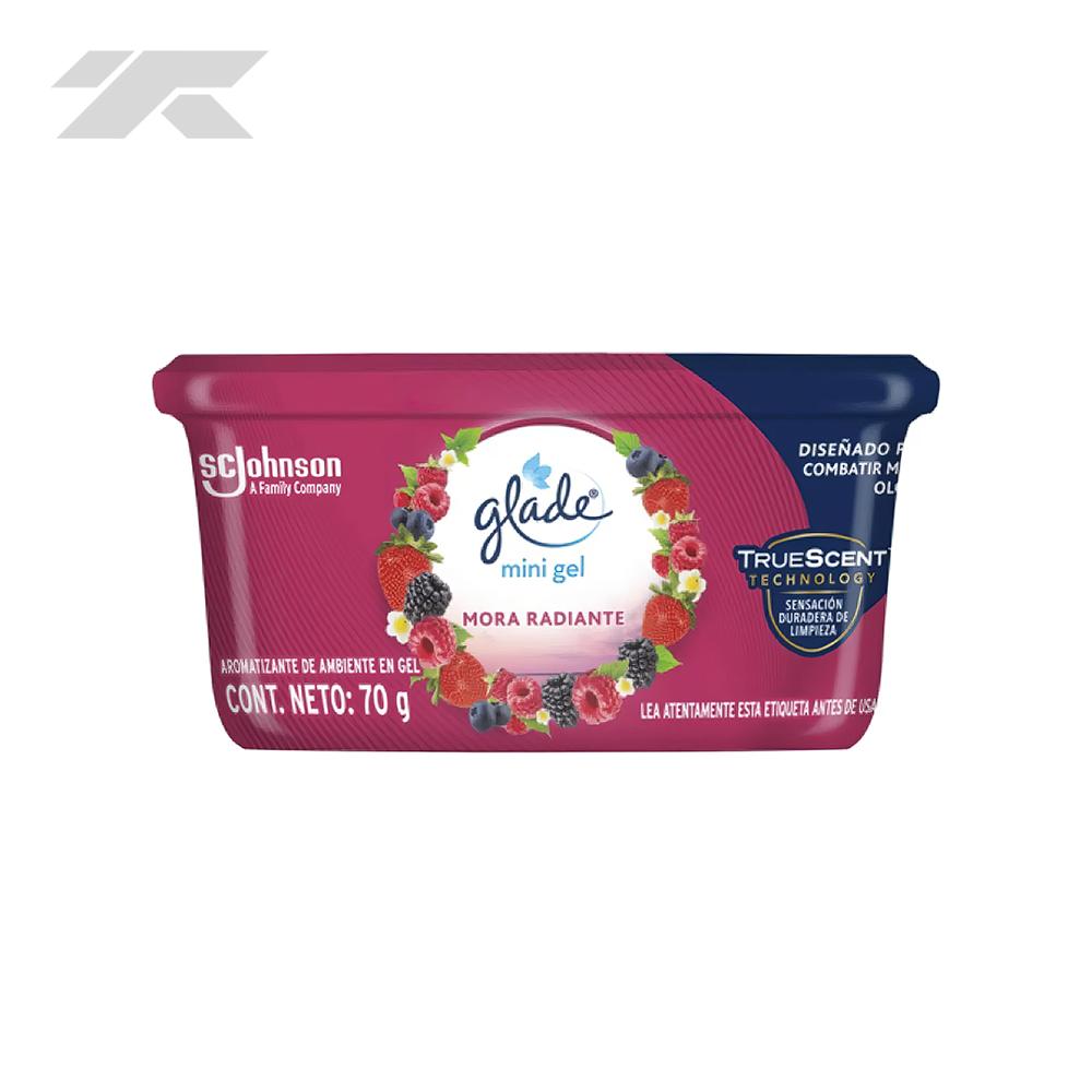 Ambientador Gel 70g Glade Mora Radiante - plazaVea