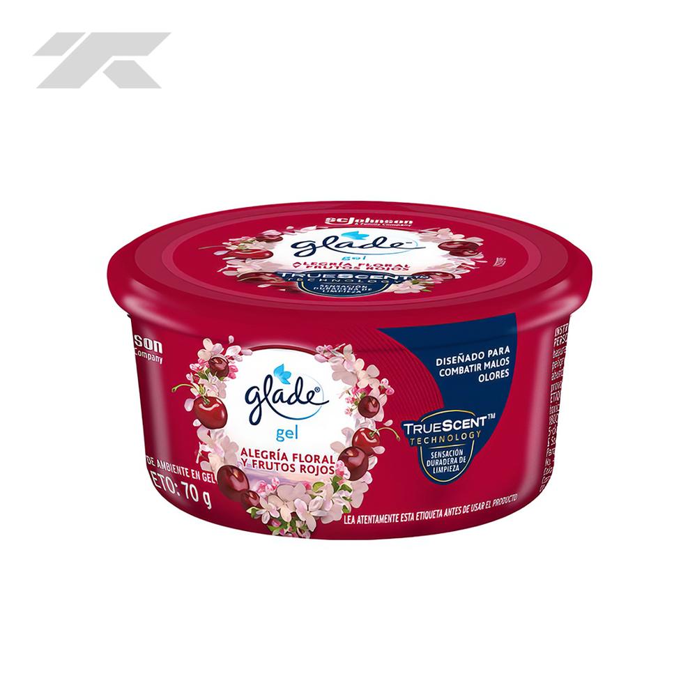 Ambientador Gel 70g Glade Frutos Rojos | plazaVea - plazaVea