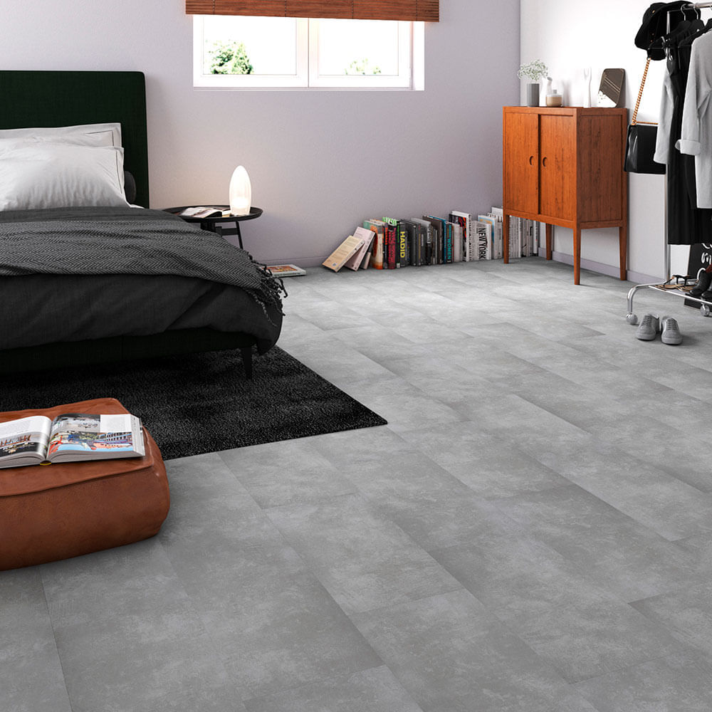 Baldosa PVC clic Alamosa Antracita 30x60cm 1.47m2 | plazaVea - plazaVea