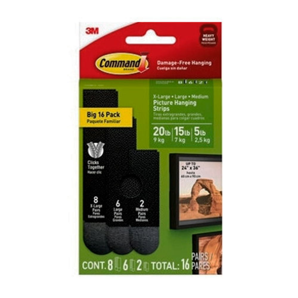 Sujeta cuadros 3M Value Pack Negro | plazaVea - plazaVea