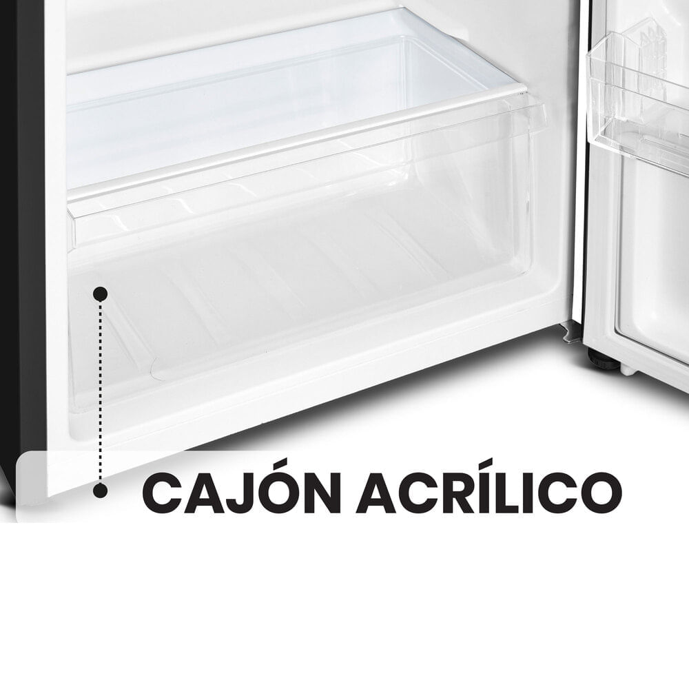 Refrigeradora Libero LROD-190DFIWN 1 puerta con dispensador 175L Negro ...