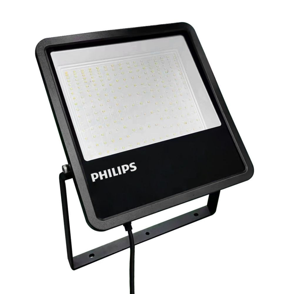 Reflector Led Philips BVP 150 100w IP65 Plástico Negro Luz Fría ...