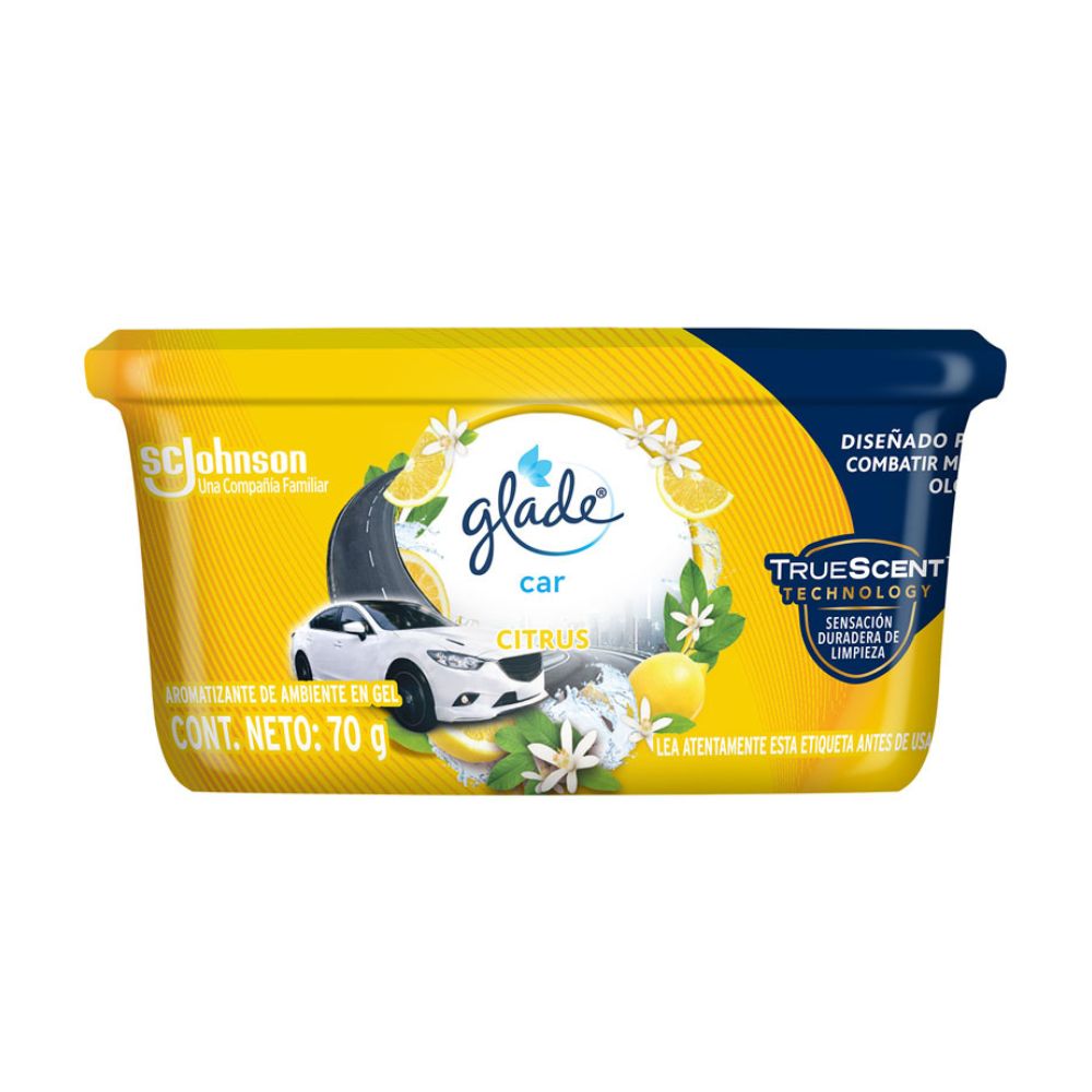Ambientador Gel Car Citrus 70gr Glade | plazaVea - plazaVea