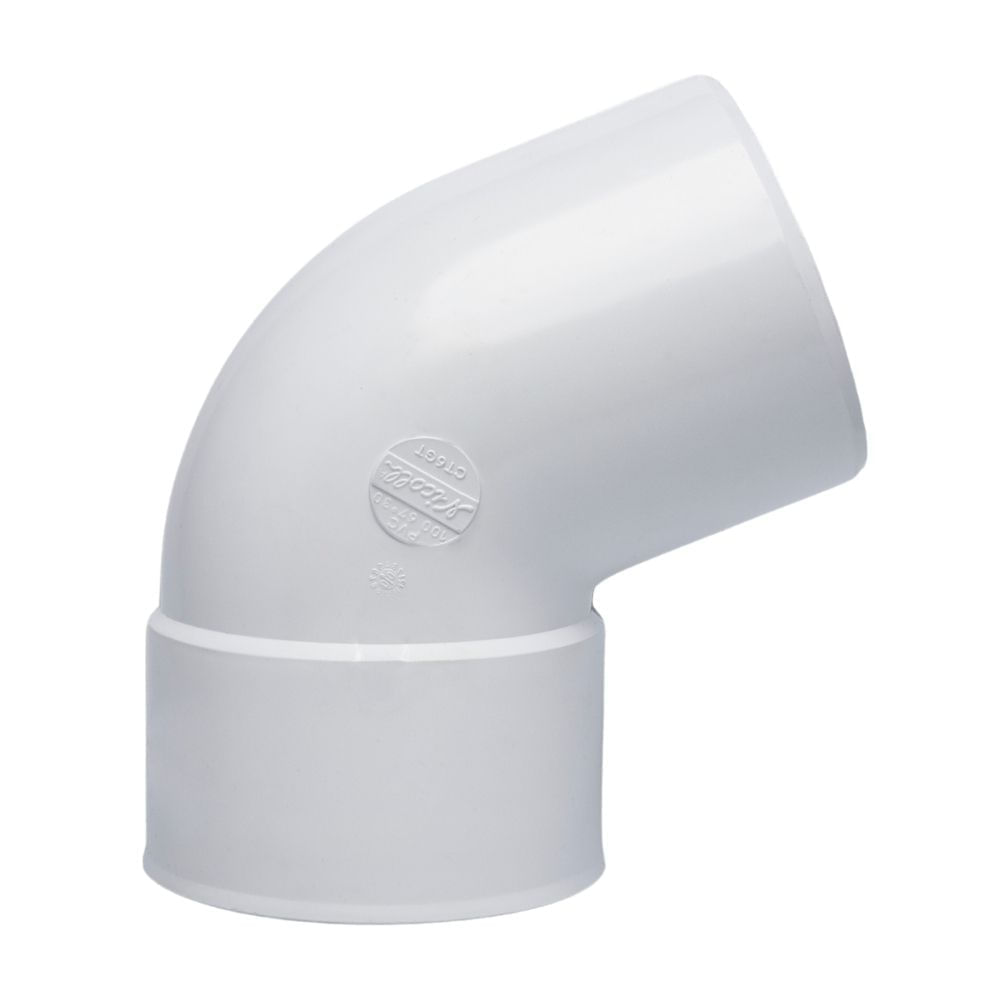 Codo 67,5° M - H para Tubo de Descarga P31 PVC Blanco Nicoll | plazaVea - plazaVea