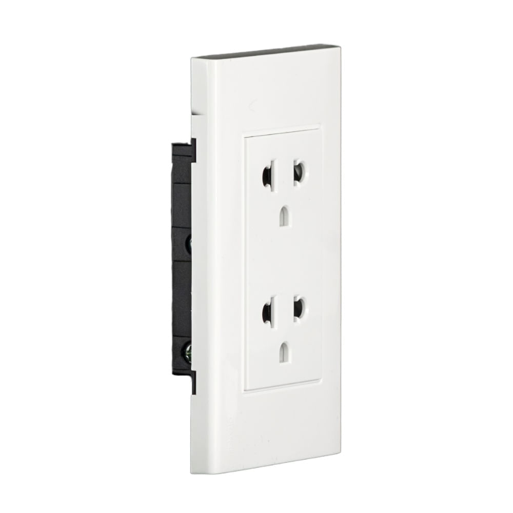Tomacorriente Universal Doble L/T Blanco Classic | plazaVea - plazaVea