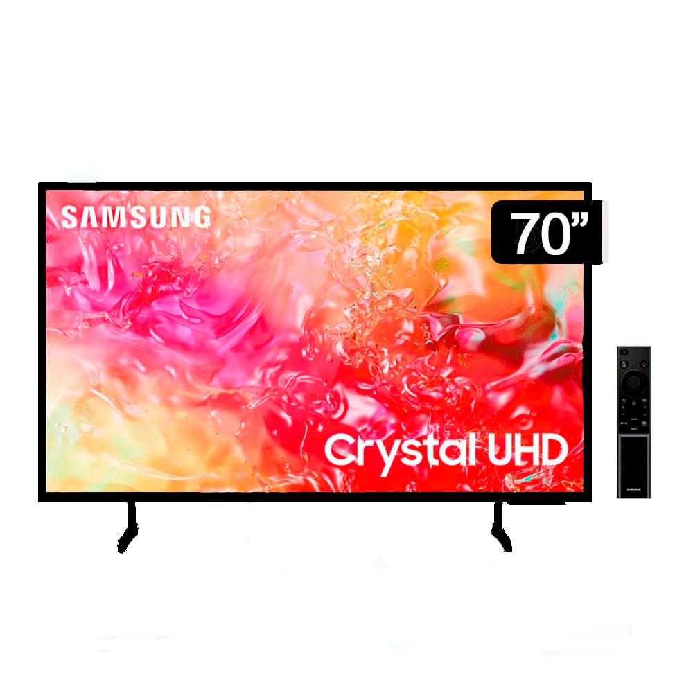 Televisor Samsung Crystal 70" Smart UHD 4K UN70DU7000G - plazaVea