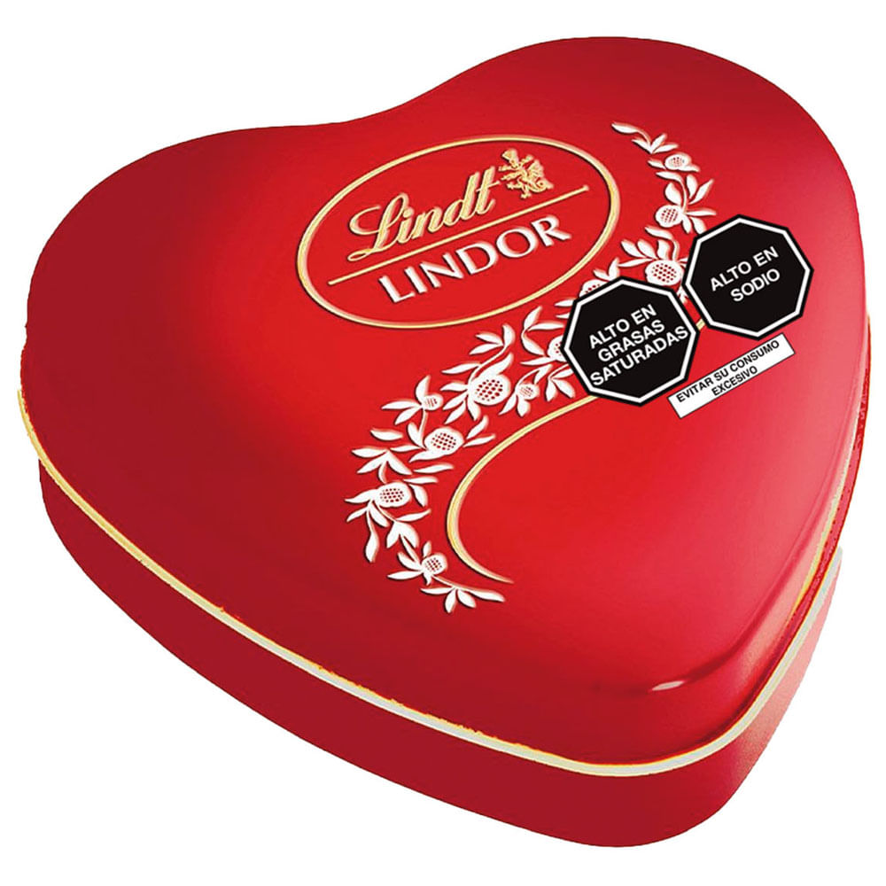 Chocolates LINDT Lindor Heart Milk Lata 50g | plazaVea - plazaVea