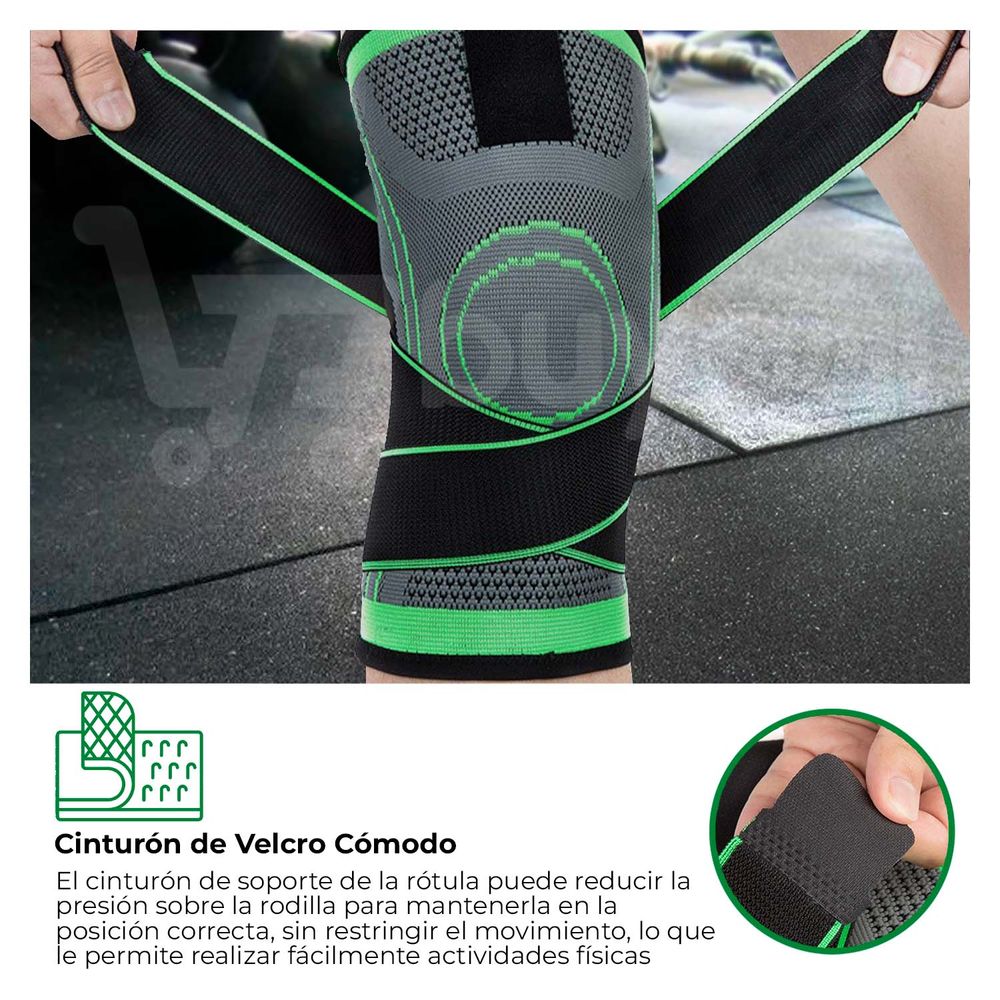 Rodillera Deportiva Ajustable Elastica Negra FLF | plazaVea - plazaVea