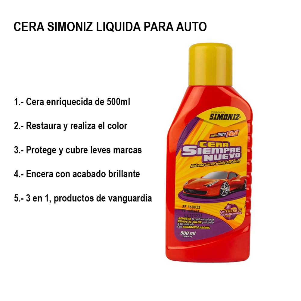 Cera Simoniz Liquida Siempre Nuevo 500ml | plazaVea - plazaVea