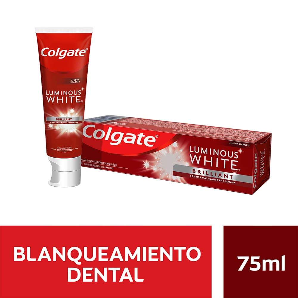 Pasta Dental COLGATE Luminous White x75ml | plazaVea - plazaVea