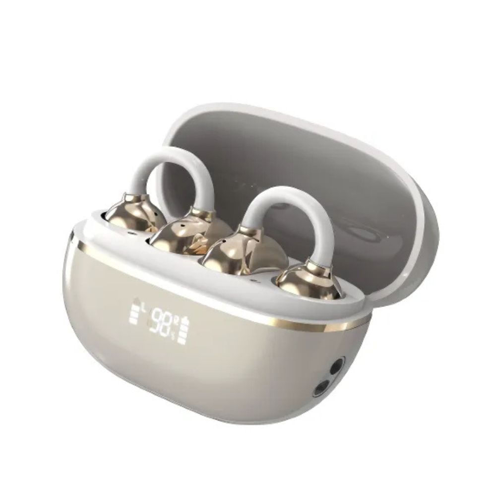 Audifonos Auriculares Con Clip Para Oreja Ldnio T09 Bluetooth Gold ...