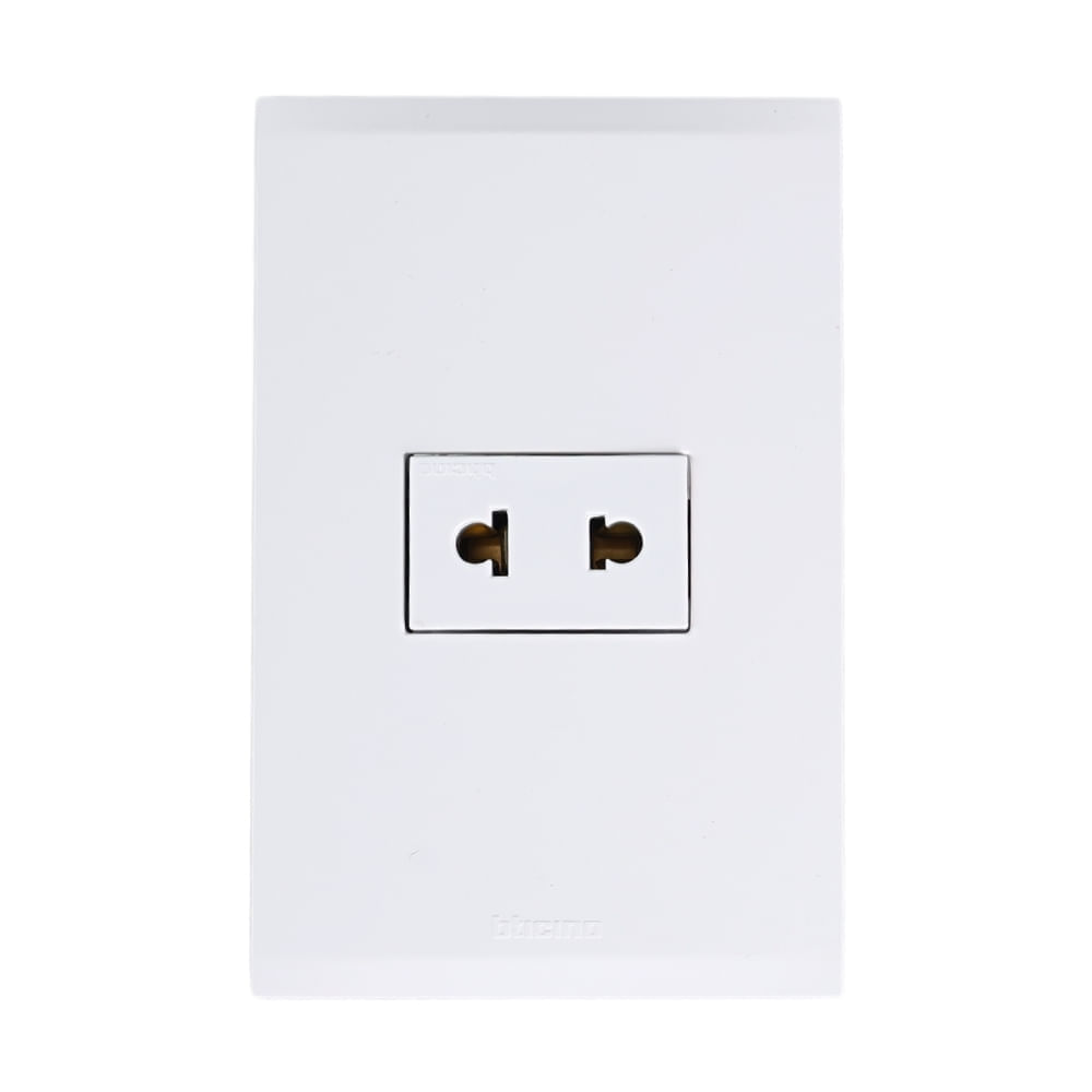 Tomacorriente universal simple Blanco| plazaVea - plazaVea