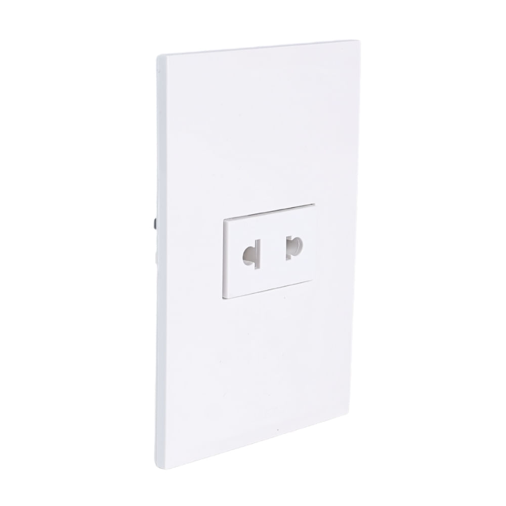 Tomacorriente universal simple Blanco| plazaVea - plazaVea
