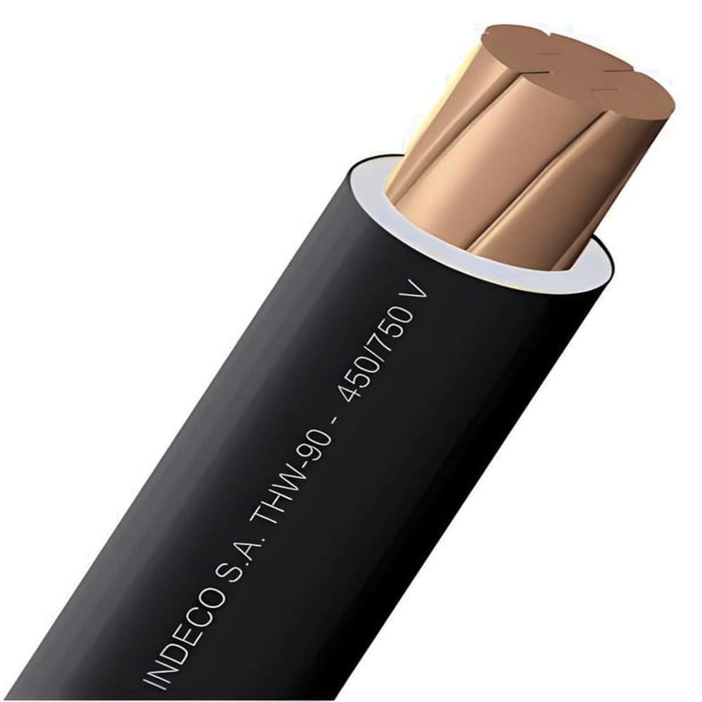 Cable H-4.0Pc Freetox- Pc Nh-90 450-750 V 4.0 Mm2 Indeco - Negro - plazaVea