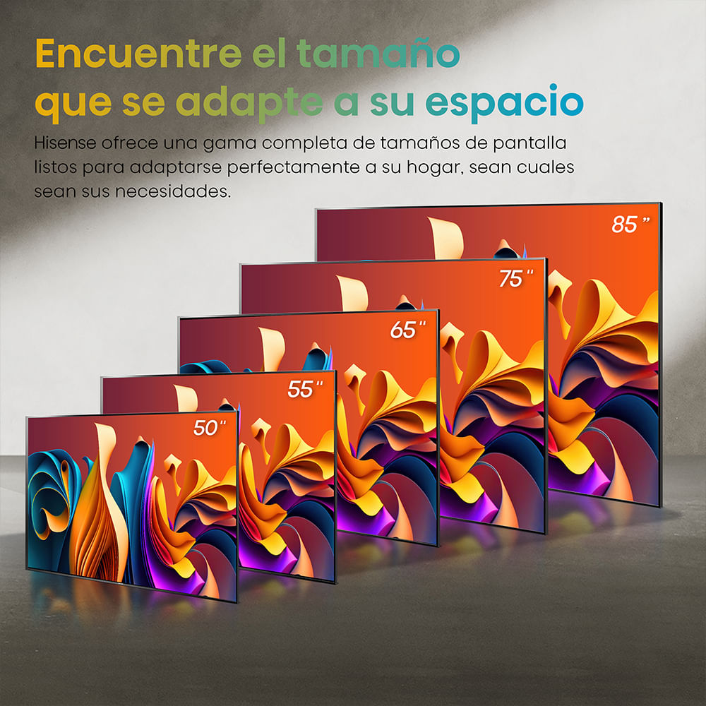 Televisor HISENSE QLED 55" UHD 4K Smart TV 55Q6N | plazaVea - plazaVea
