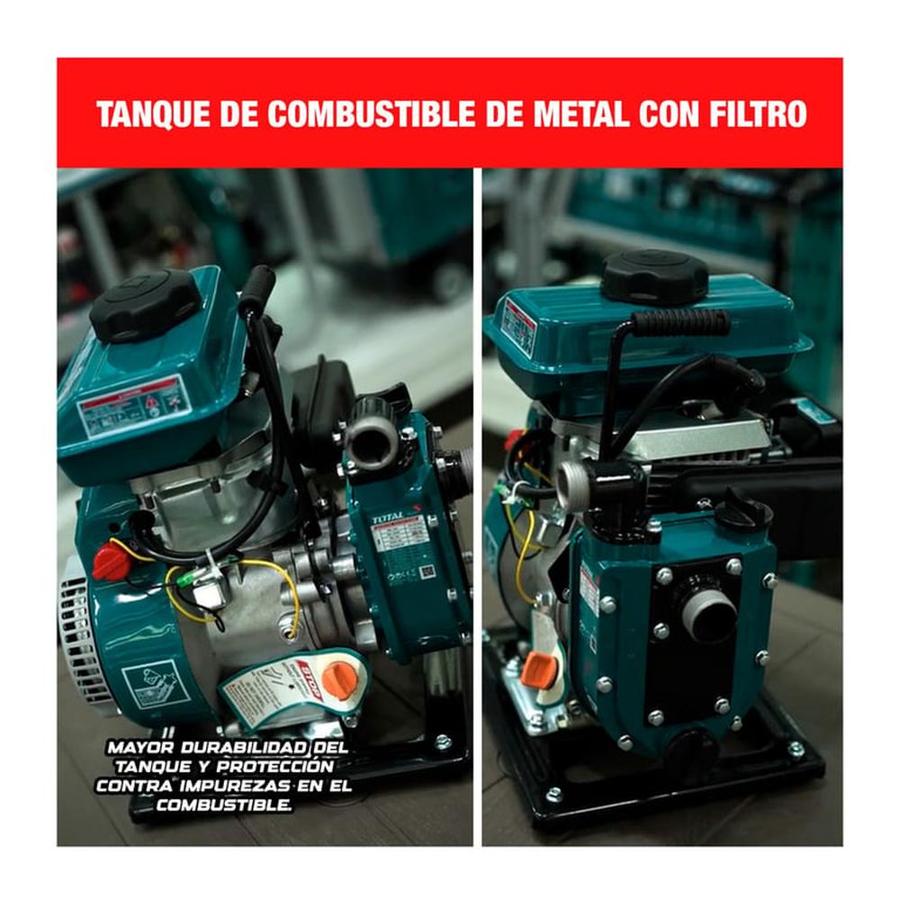 Motobomba Periférica Total 1 25Hp 100Lmin Gasolina - Tp3101 - plazaVea