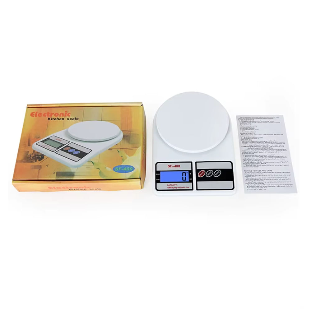 Balanza Digital Gramera 10kg/1g Repostería Cocina Pantalla ...