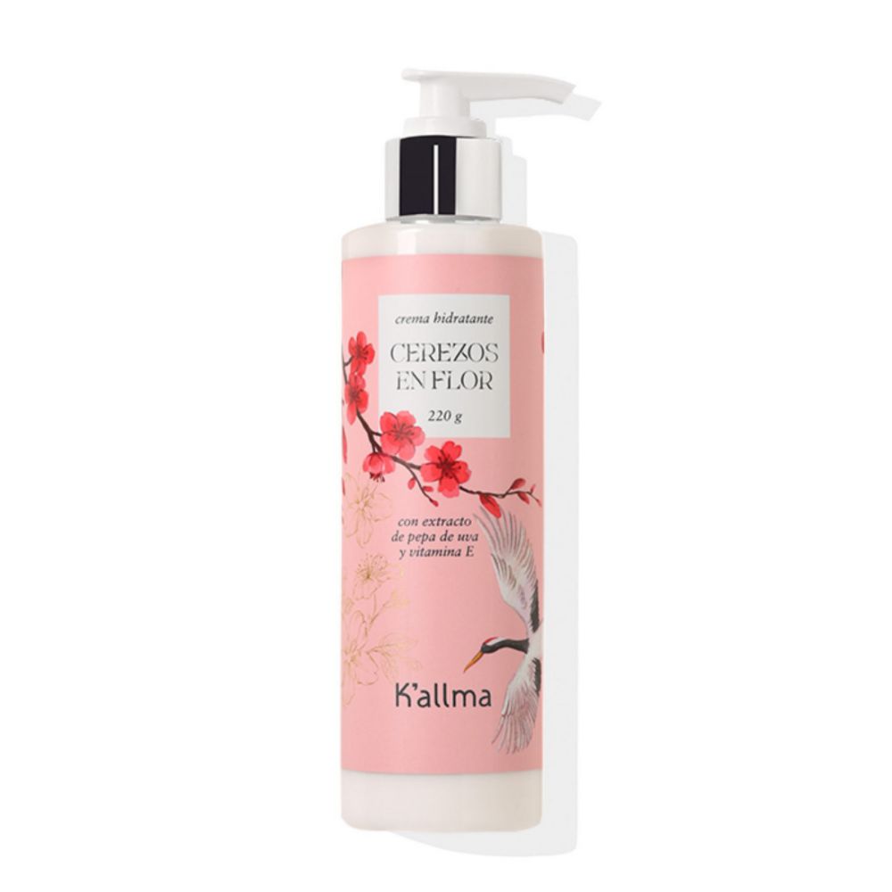 Set K'Allma Crema + Jabón Líquido Cerezos En Flor - plazaVea