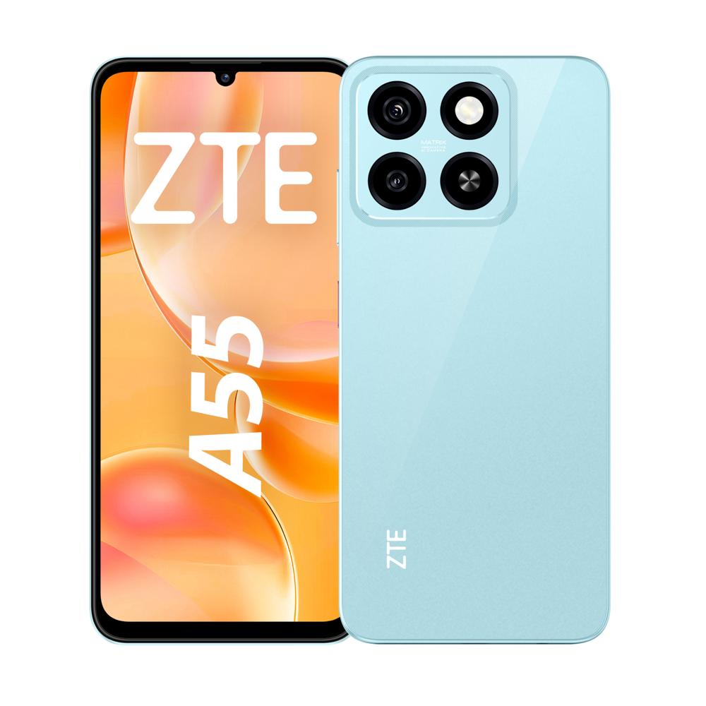 Smartphone ZTE A55 4gb+128gb Azul Claro | plazaVea - plazaVea