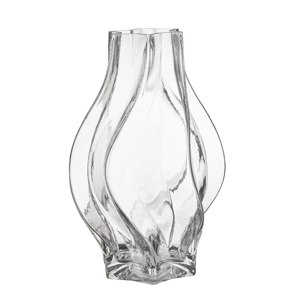 Florero Vidrio Transparente 23 cm | plazaVea - plazaVea
