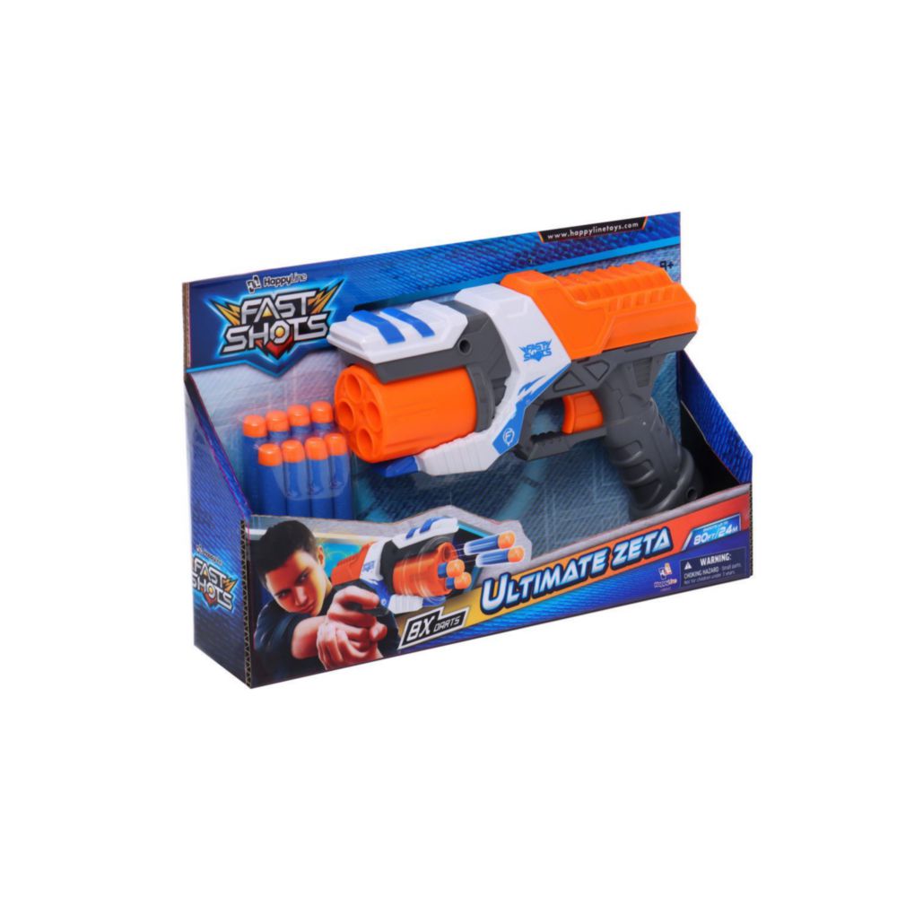 Lanzador De Dardos Fast Shots Con 8 Dardos Foam | plazaVea - plazaVea
