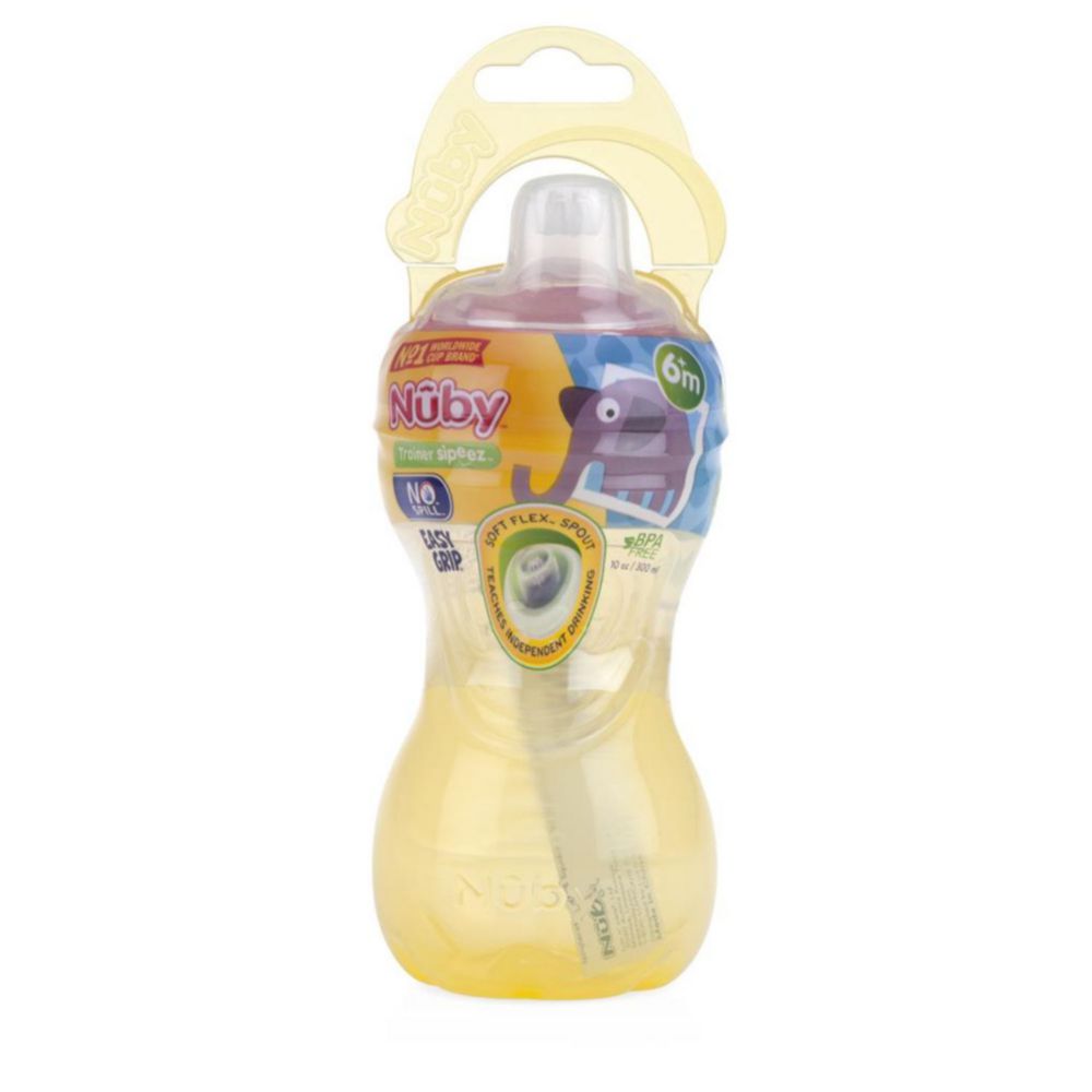 Vaso para Bebé Nuby Trainer Sipeez 10Oz/300Ml Amarillo | plazaVea - plazaVea