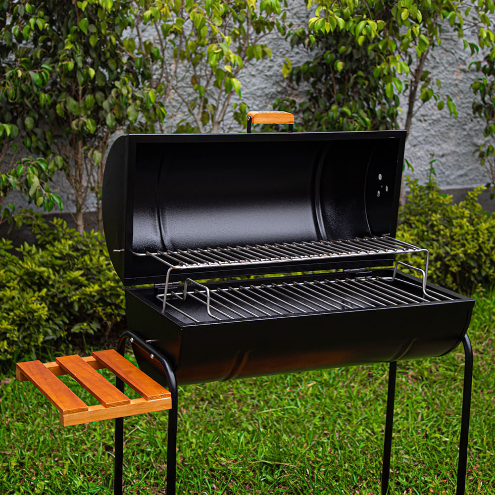 Parrilla Cilindrica Mr. Grill con Tapa Deluxe | plazaVea - plazaVea